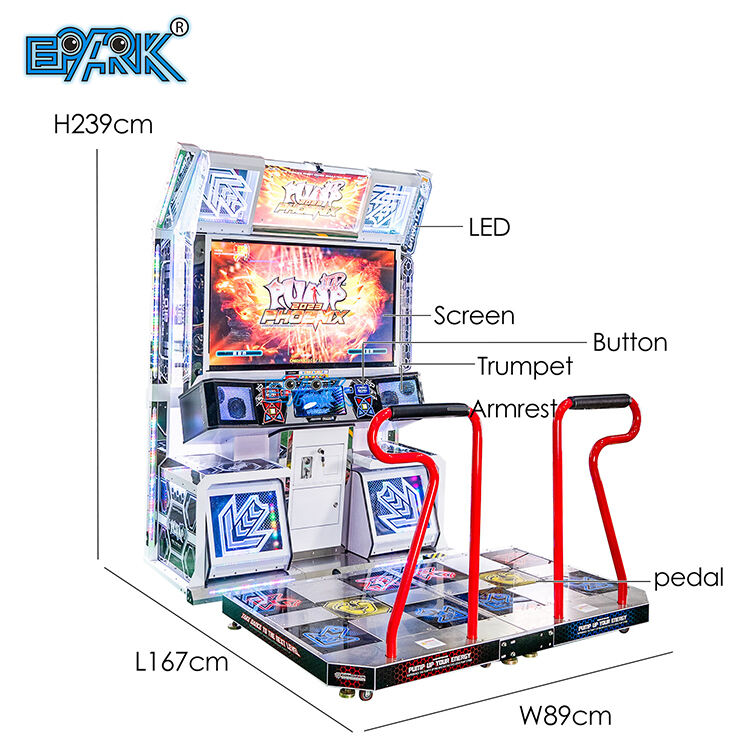 Arcade Indoor Game Dance Battle Pump It Up Dance Machine Dance Game Machine For Sale, China ...
